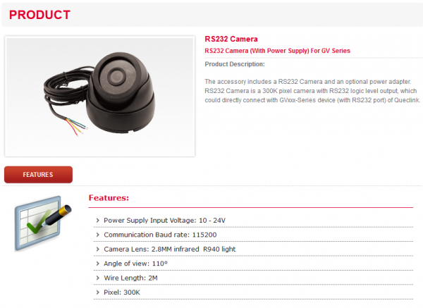 Brochure RS232 Camera | Skyguard GPS Guatemala